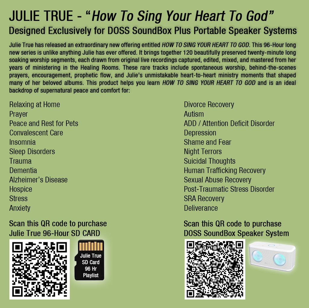 Julie True - How To Sing Your Heart To God - New 96-Hour SD Card ...